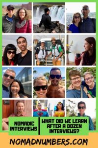 What we learned from interviewing 12 nomadic couples and individuals travelers — Nomad Numbers